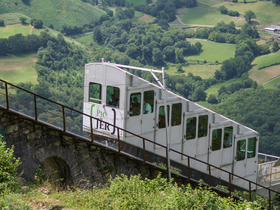 The funicular railway - Pic du Jer
